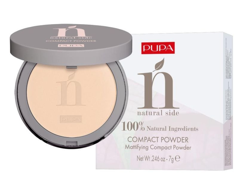 Pupa NATURAL SIDE COMPACT POWDER Puder matujący nr 002, 7g 002 ...